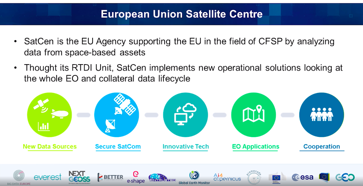 SatCen at Copernicus Relays 2022 during AI4Copernicus conference ...