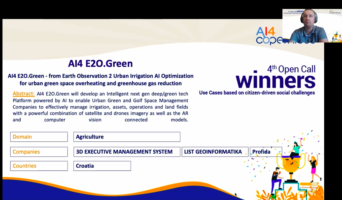 AI4 E2O.Green – from Earth Observation 2 Urban Irrigation AI ...