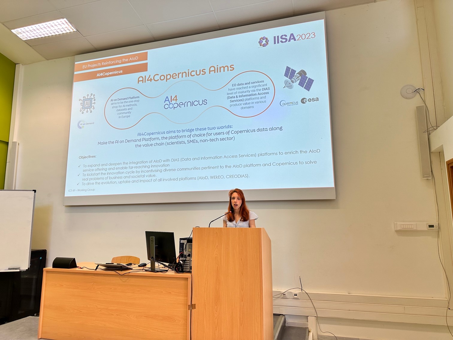 AI4Copernicus at IISA2023 Conference together with ICT49 projects-AI4Copernicus